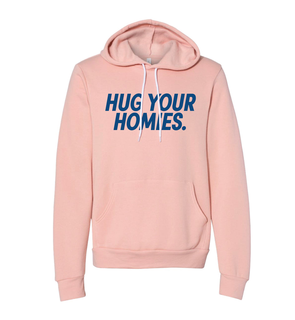 Hug Your Homies Peach Hoodie – thoraya